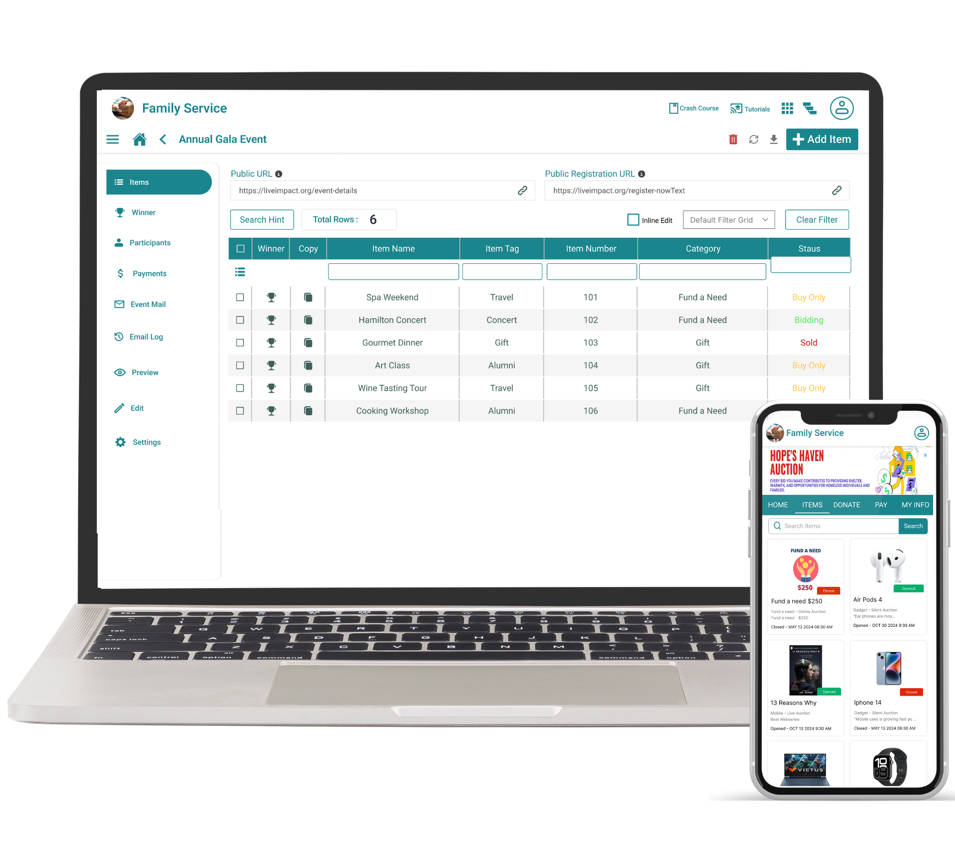 Best Fundraising Auctions Software for Nonprofits | LiveImpact